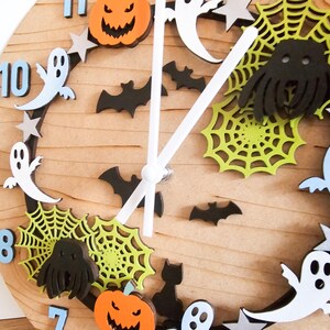 Halloween Clock. Wall Art, Tell the Time - Etsy