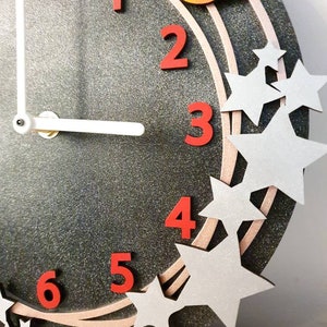 Personalised Space Themed Clock, Out of This World Time Piece. - Etsy