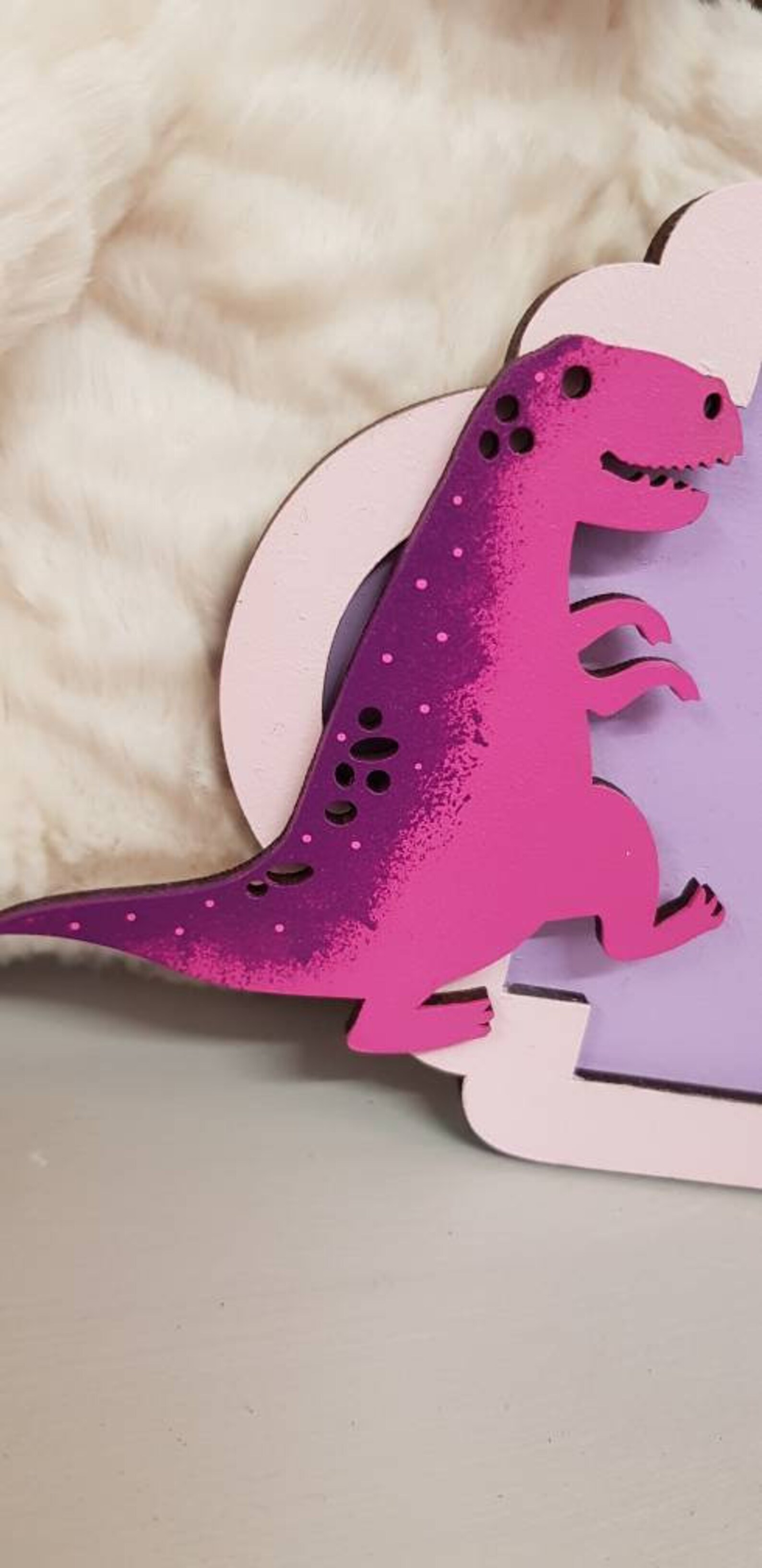 Dino Themed Personalised Wooden Door Signs. Dinosaur Children's Bedroom ...