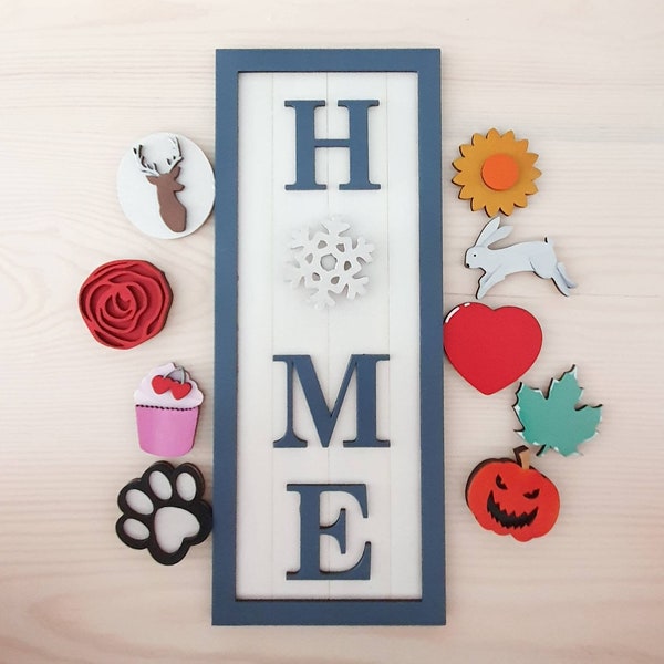 Interchangeable Home Sign - Etsy