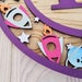 Personalised Space Rocket Circle Plaque. Wall Art, Door Name Sign - Etsy UK