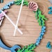 Mermaid, Under the Sea Themed Clock. Wall Art, Time Teller. - Etsy
