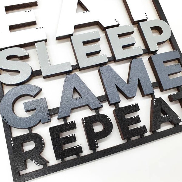 Eat Sleep Game - Etsy