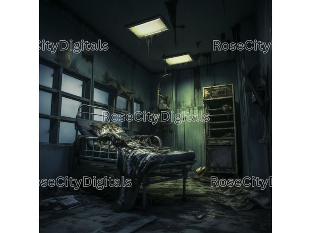 Haunted Hospital DIGITAL PRINT - Etsy