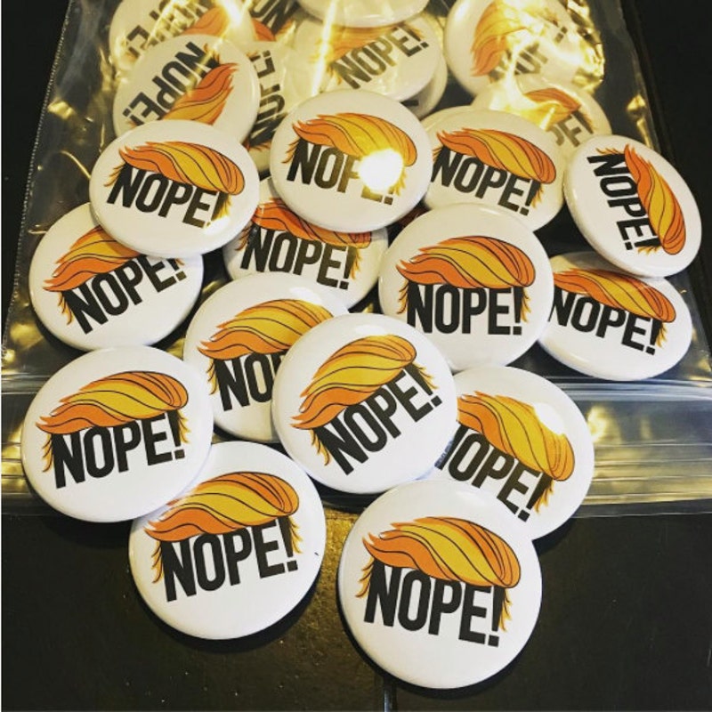 Anti Trump Button - Etsy