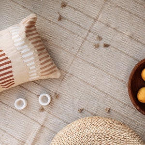 Jute Cotton Outdoor Flatwoven Kilim Rug | Patio Balcony Boho Rugs ...