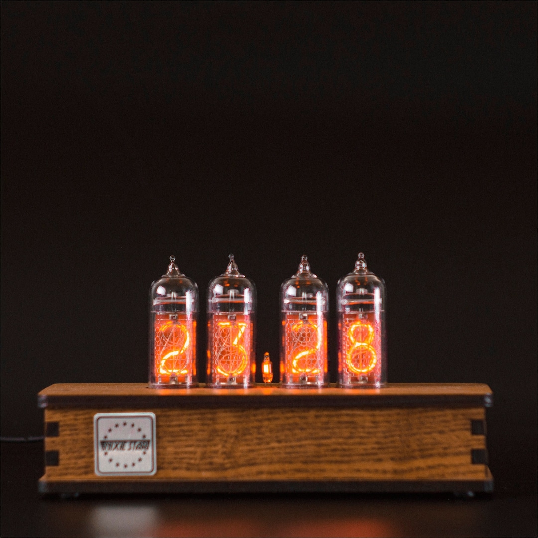 Nixie Tube Clock With New and Replaceable IN-14 Nixie Tubes - Etsy