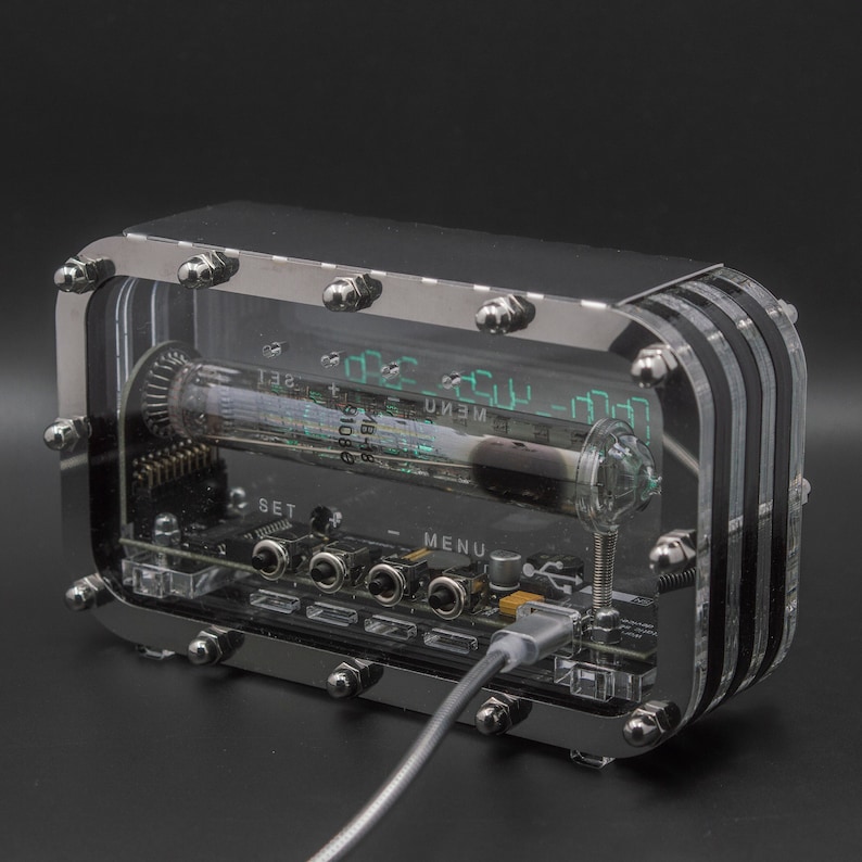 Adafruit Ice Tube Nixie Clock IV-18 VFD 100% Assembled and Tested - Etsy