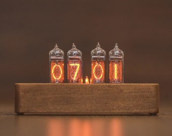 Nixie tube clock kit - Etsy Nederland