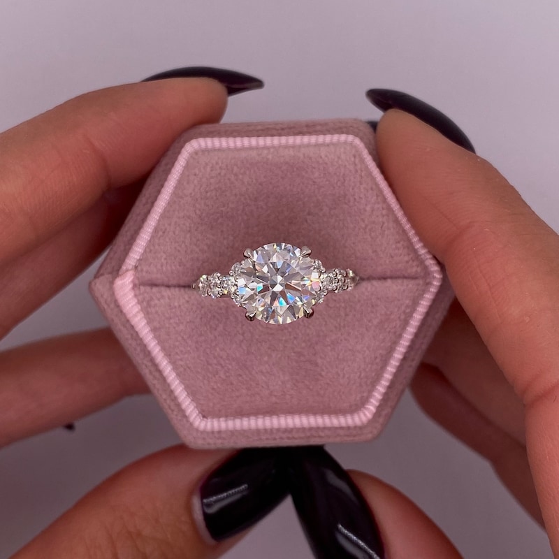 Colored Diamond Ring - Etsy