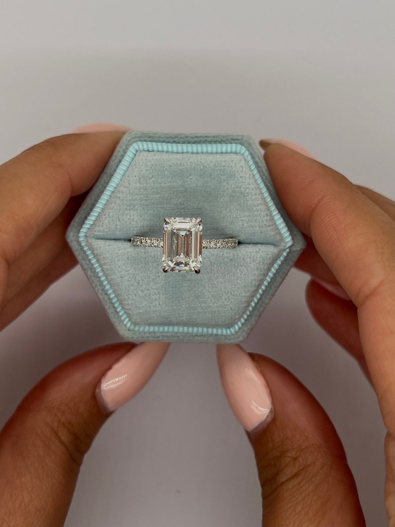 4.35 Carat IGI Certified D Color VVS2 Clarity Emerald Cut Lab Grown ...