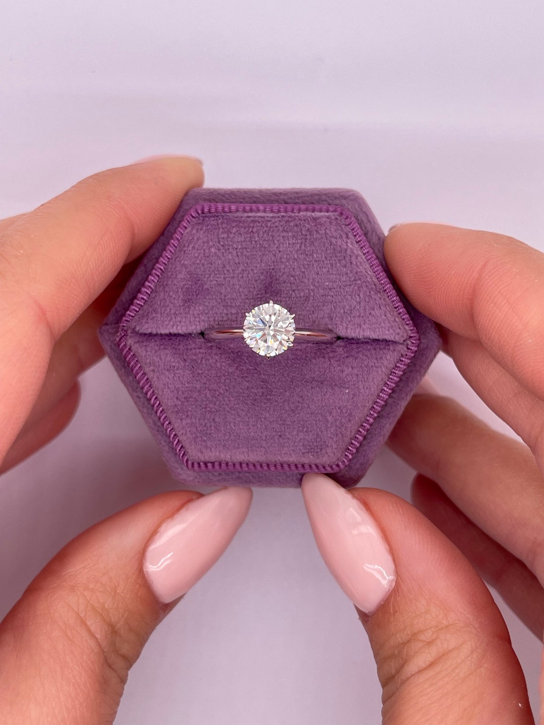 1 Carat D Color VVS2 Clarity Round Brilliant Ideal Cut Lab Grown ...