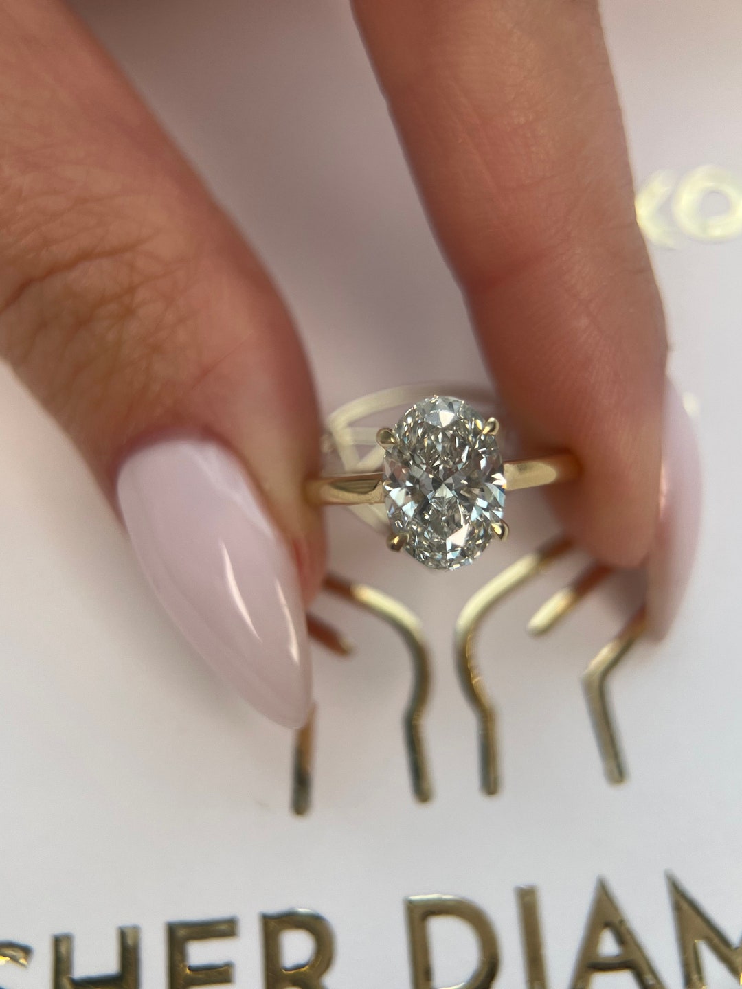 1.75 Carat D Color VVS2 Clarity IGI Certified Oval Cut Lab Grown ...