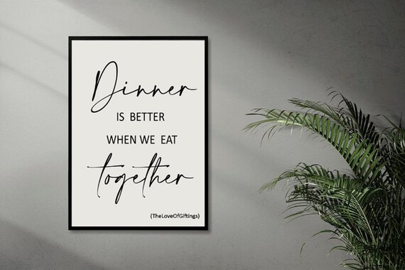 Drawing & Illustration Digital Art & Collectibles Dinner Is Better When ...