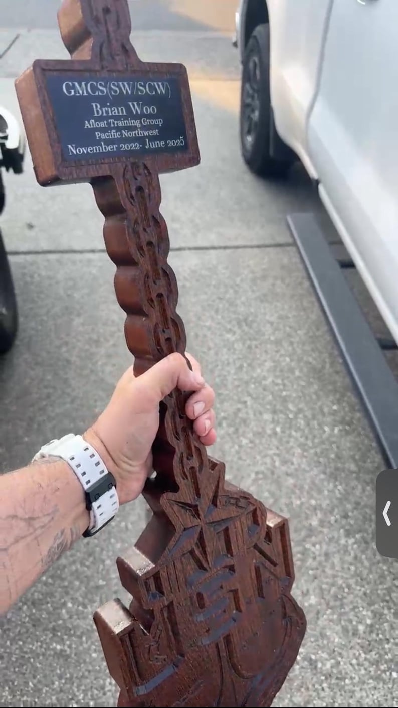 Wooden Anchor Chain Paddle - Etsy