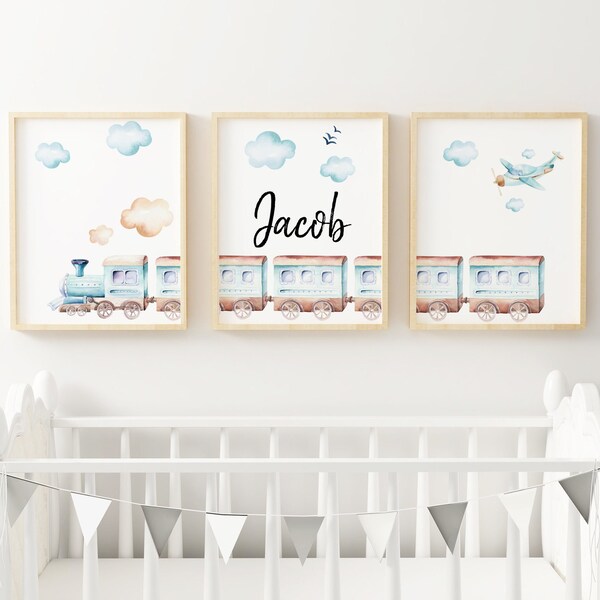 Train Nursery - Etsy