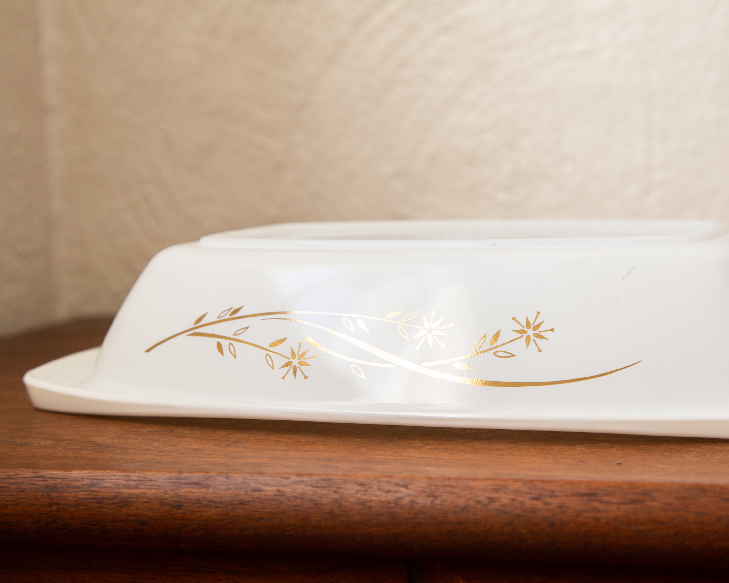 Pyrex Golden Honeysuckle 055 Large Casserole Dish With Lid - Etsy