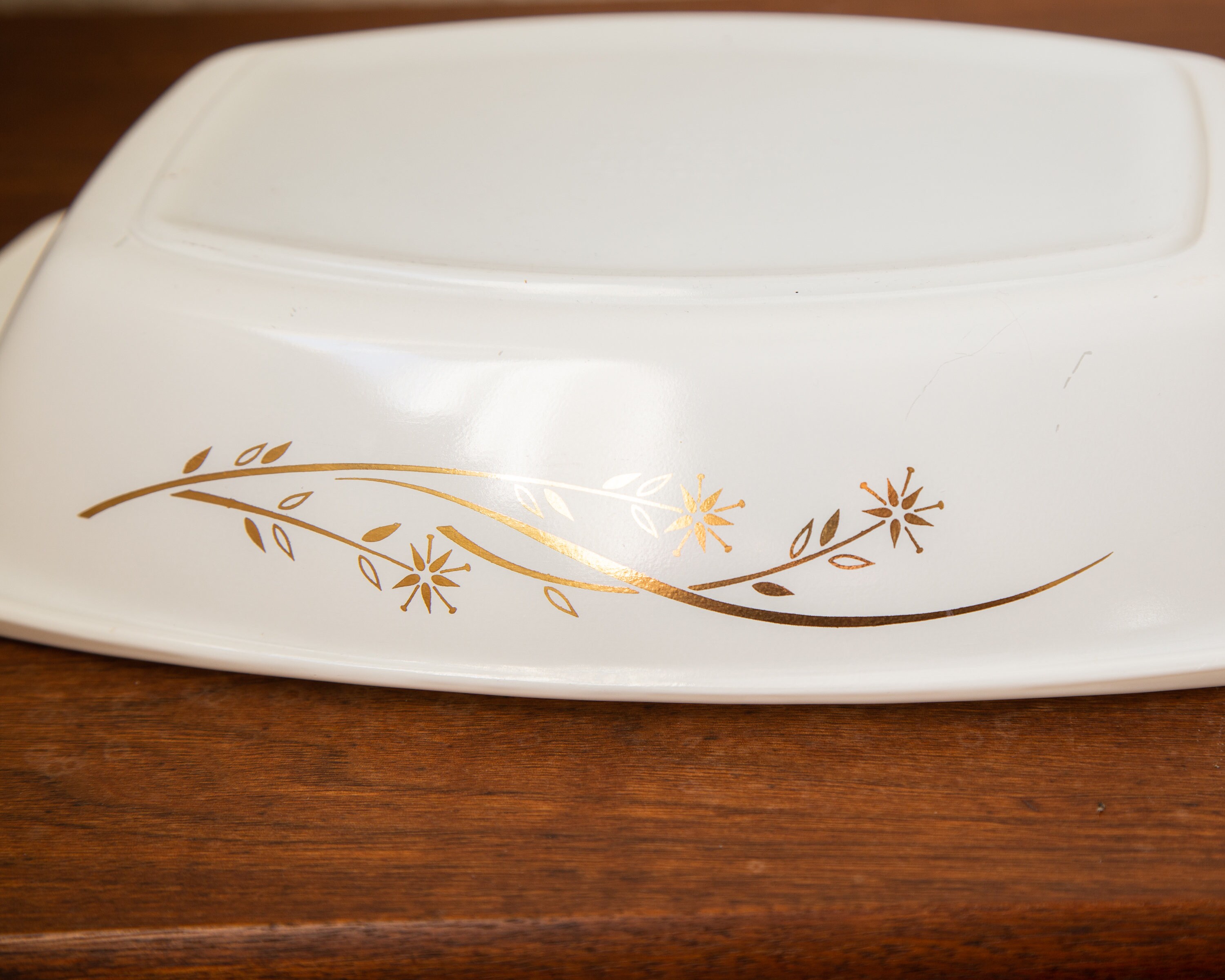 Pyrex Golden Honeysuckle 055 Large Casserole Dish With Lid - Etsy