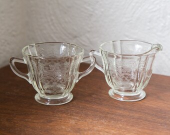 Clear Madrid Pattern Reproduction Depression Glass Dishes | Etsy