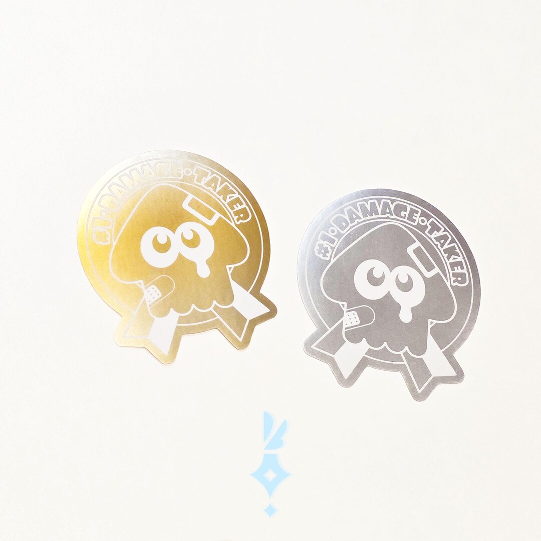 Splat**n Medal Stickers - Etsy