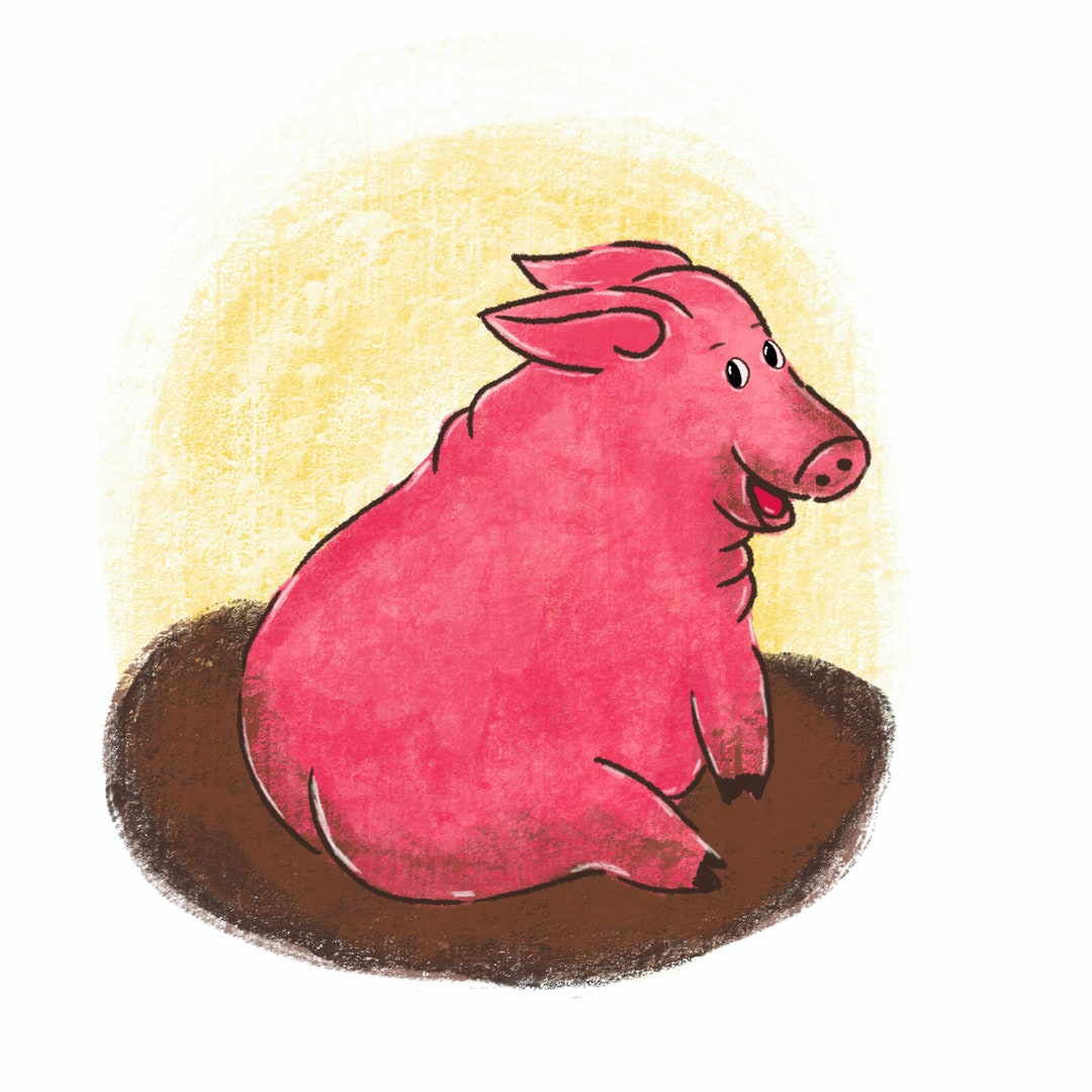 Pin the Tail on the Pig Digital Download - Etsy