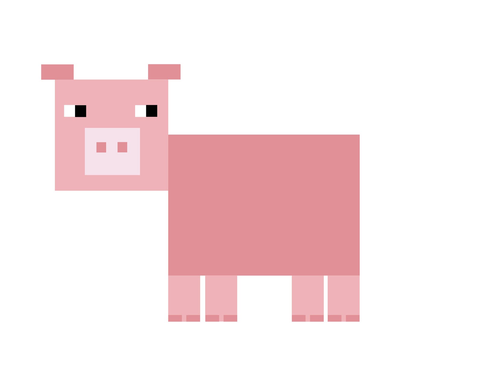 Pin the Tail in the Pig mine Craft Like Digital File Only. Downloadable ...