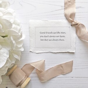 Friendship Gift Card Friendship Quote - Etsy