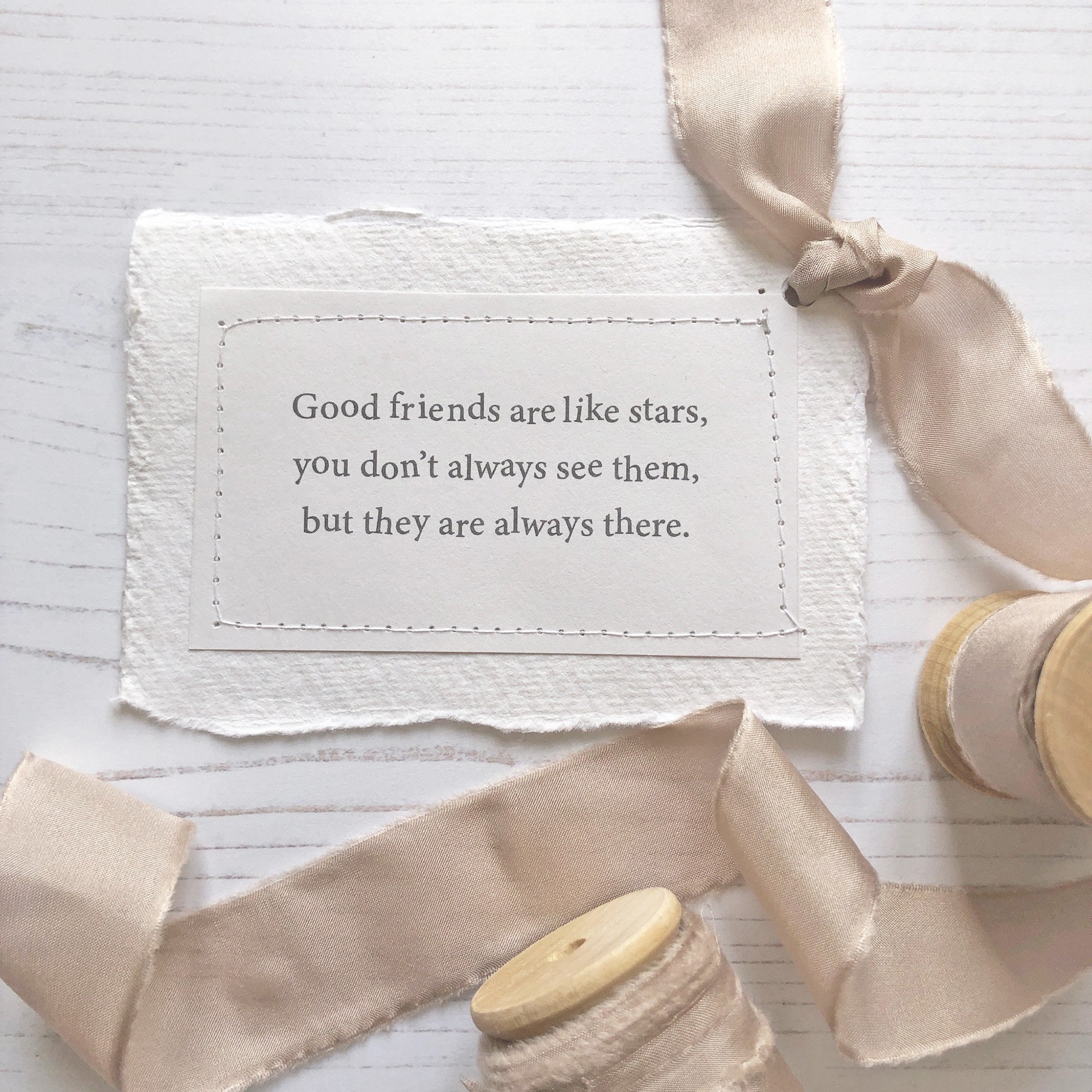 Friendship Gift Card Friendship Quote - Etsy