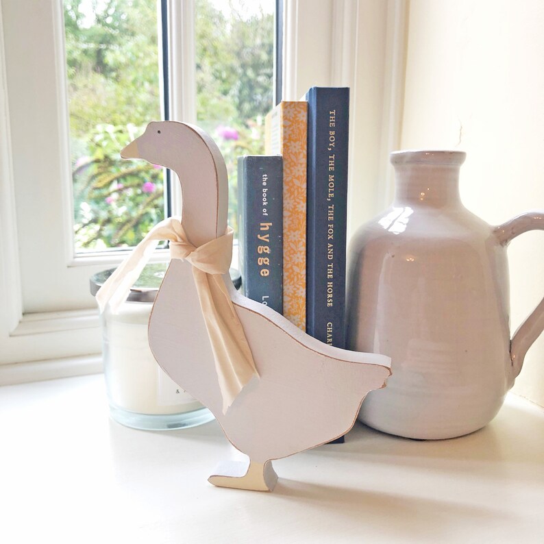 Wood Goose Home Accessory / Duck Kitchen Ornament - Etsy