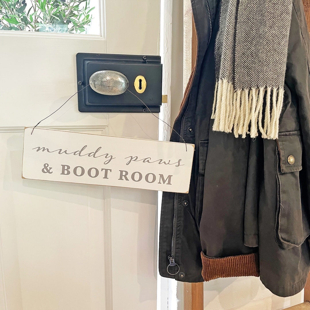 Boot Room Sign Muddy Paws & Boot Room - Etsy