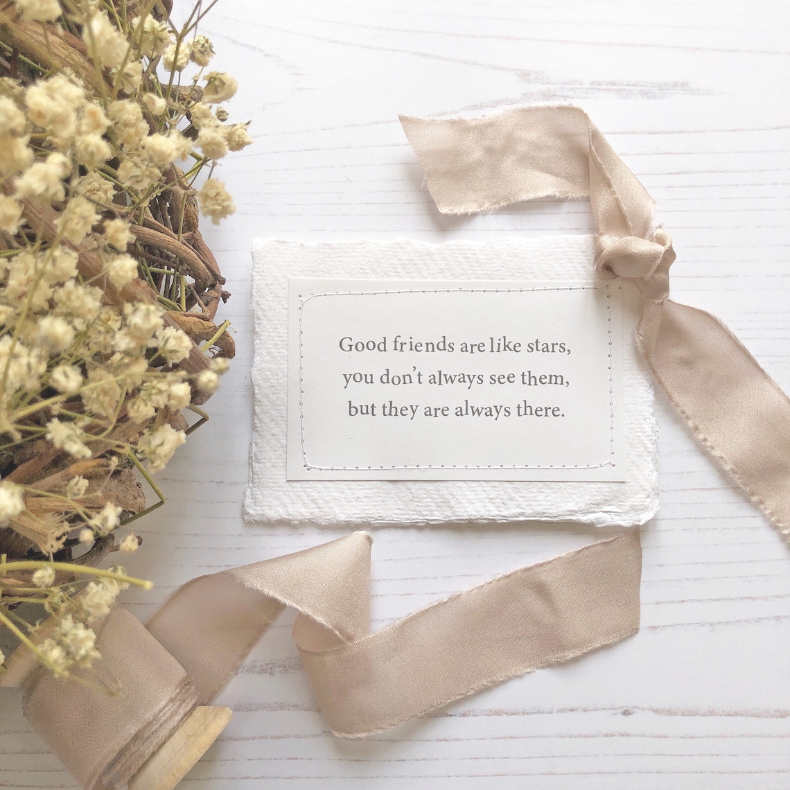 Friendship Gift Card Friendship Quote | Etsy