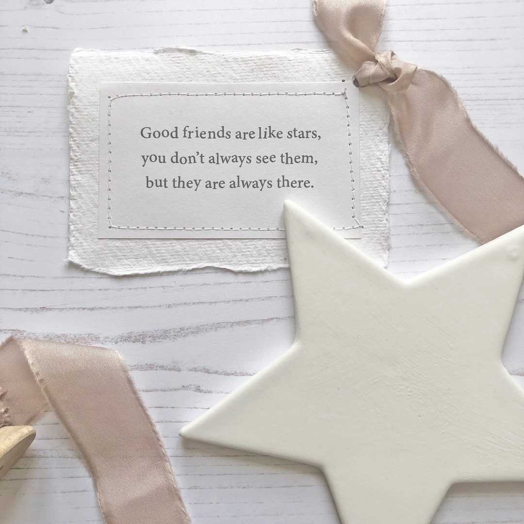 Friendship Gift Card Friendship Quote - Etsy