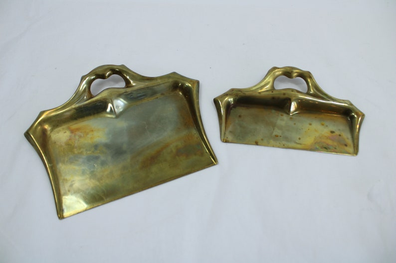 Vintage 1930's Brass Dust Pans Formal Restaurant Service - Etsy