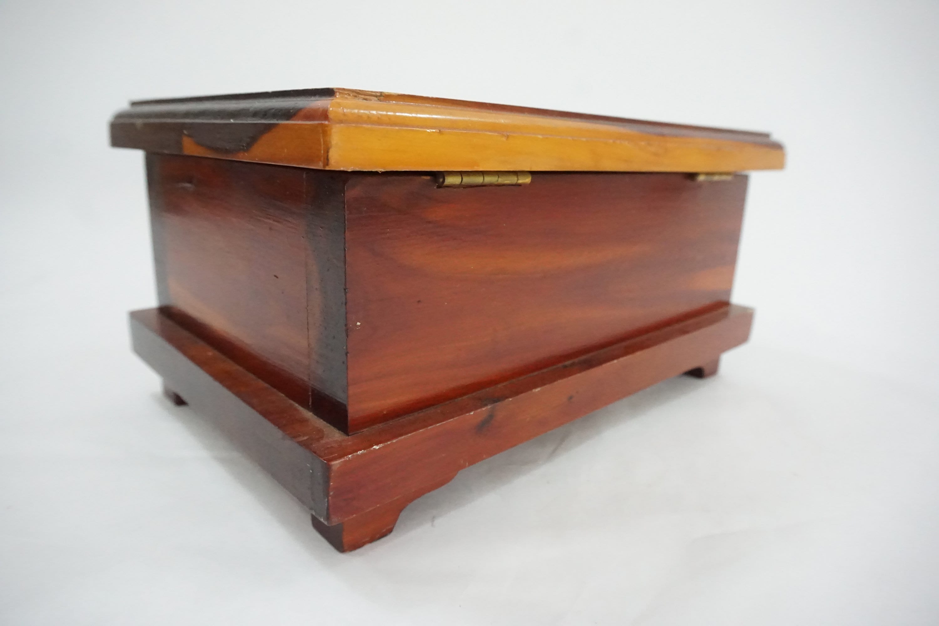 Wood Chest Small Box Hand Made Cedar Wood Box Trinket - Etsy