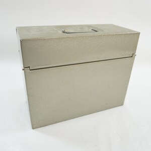 Vintage Porta-file Case, Metal File Holder, Office Storage, Mid Century ...