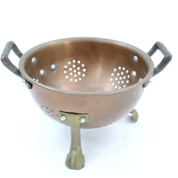 Copper Colander - Etsy