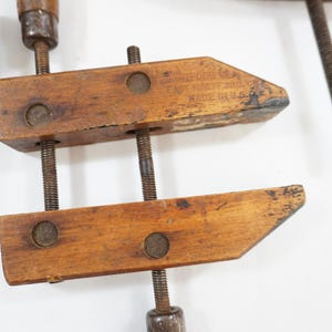 Antique Wood Working Tools, Clamps, Display Tools, 1 Hartford Clamp, 2 ...