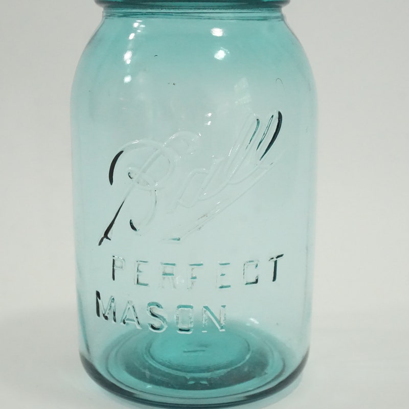 Blue Mason Jars - Etsy