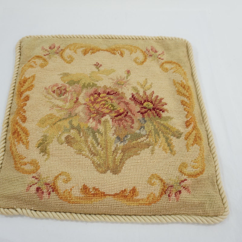 Needlepoint Pillow - Etsy