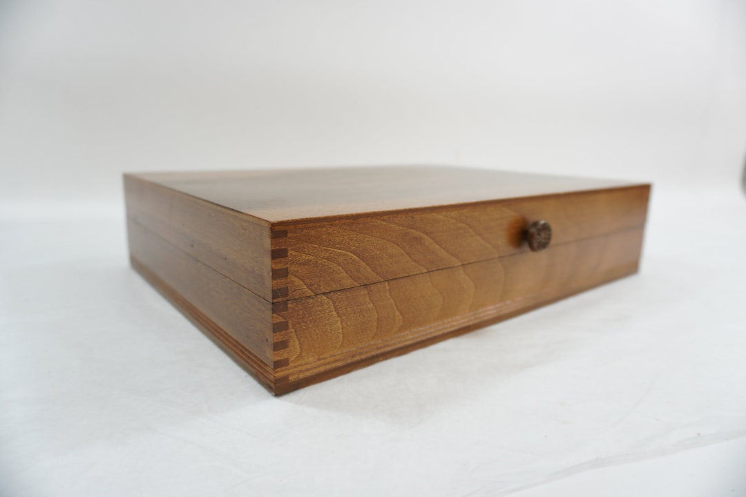 Flatware Chest, Silverware Box, Storage Cutlery Case, Silver Organizer ...
