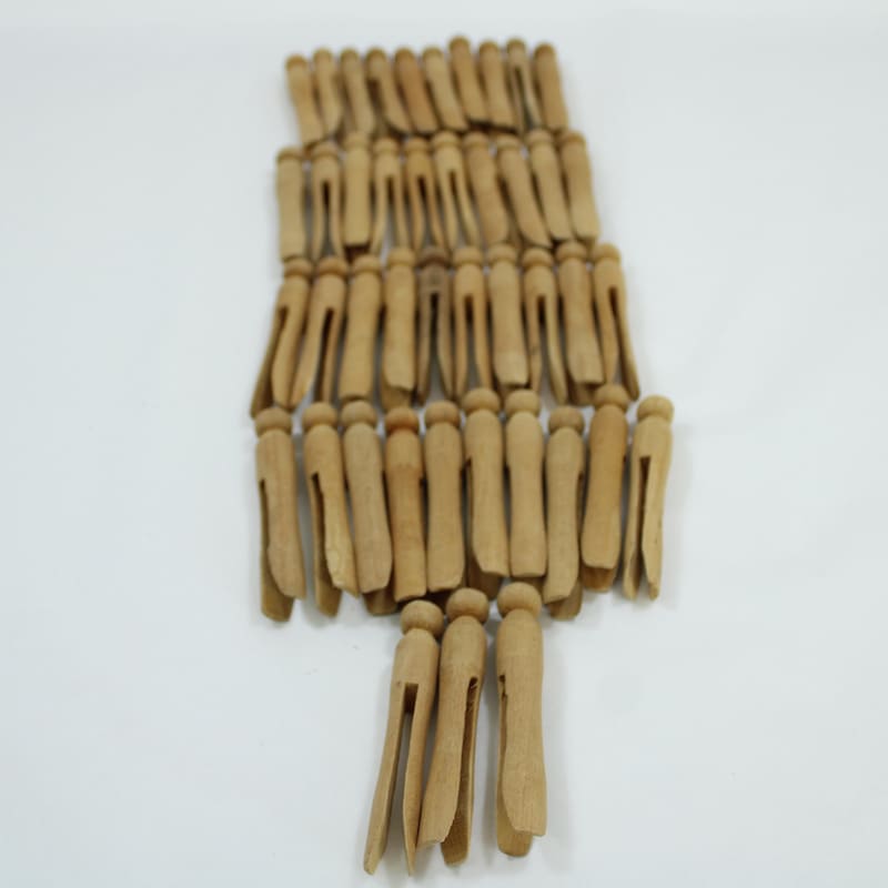 Round Wooden Clothes Pins - Etsy