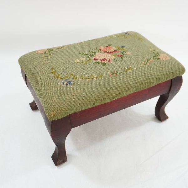 Antique Footstool - Etsy