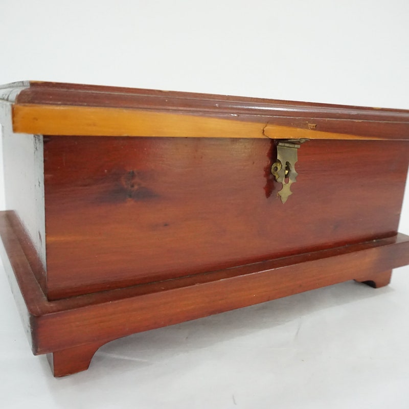 Lane Cedar Chest Jewelry Box - Etsy