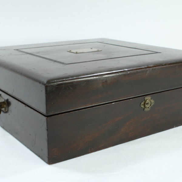 Antique Silverware and Box - Etsy