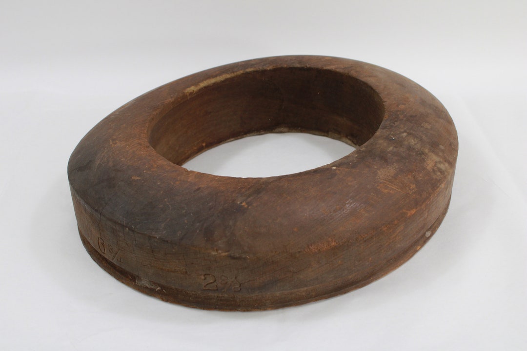 Vintage Millinery Hardwood Hat Brim Form, Hat Brim Maker, 1933 Fedora ...