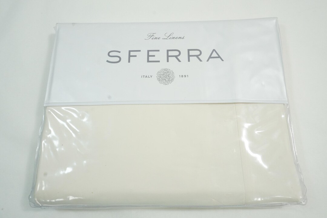 Sferra King Bedskirt, Dust Ruffle, Sferra Grand Hotel King Ivory Dust ...