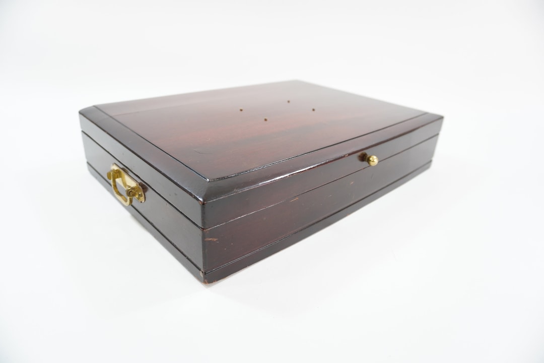 Flatware Chest, Silverware Box, Storage Cutlery Case, Silver Organizer ...
