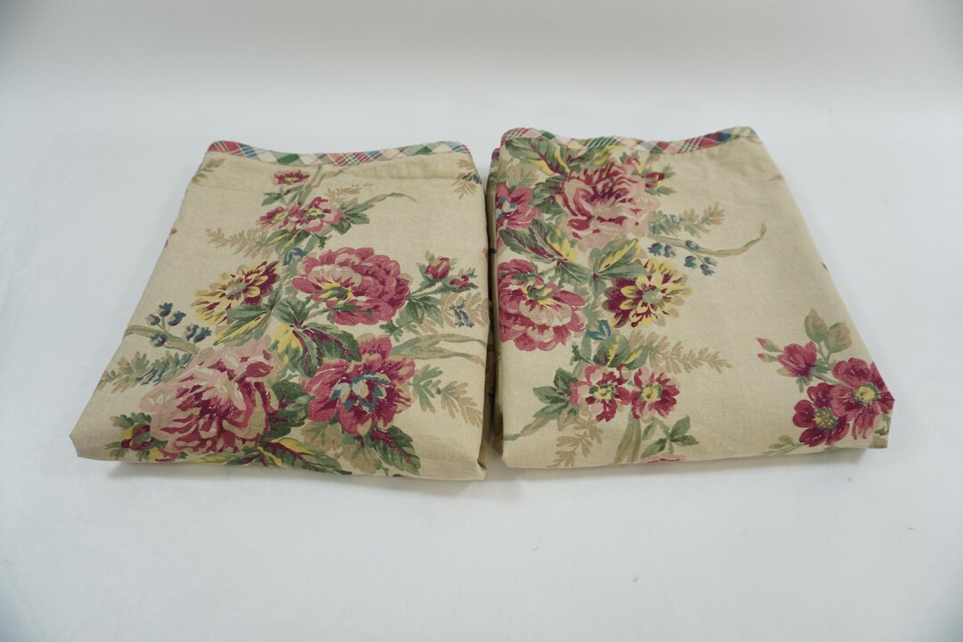 Chaps Home Shams, 2 Standard Size Shams, Wainscott Floral Cotton Shams ...