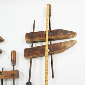 Antique Wood Working Tools, Clamps, Display Tools, 1 Hartford Clamp, 2 ...