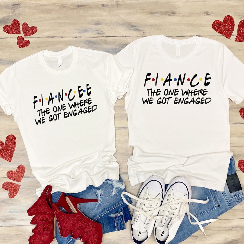 Engagement Couple Shirts - Etsy